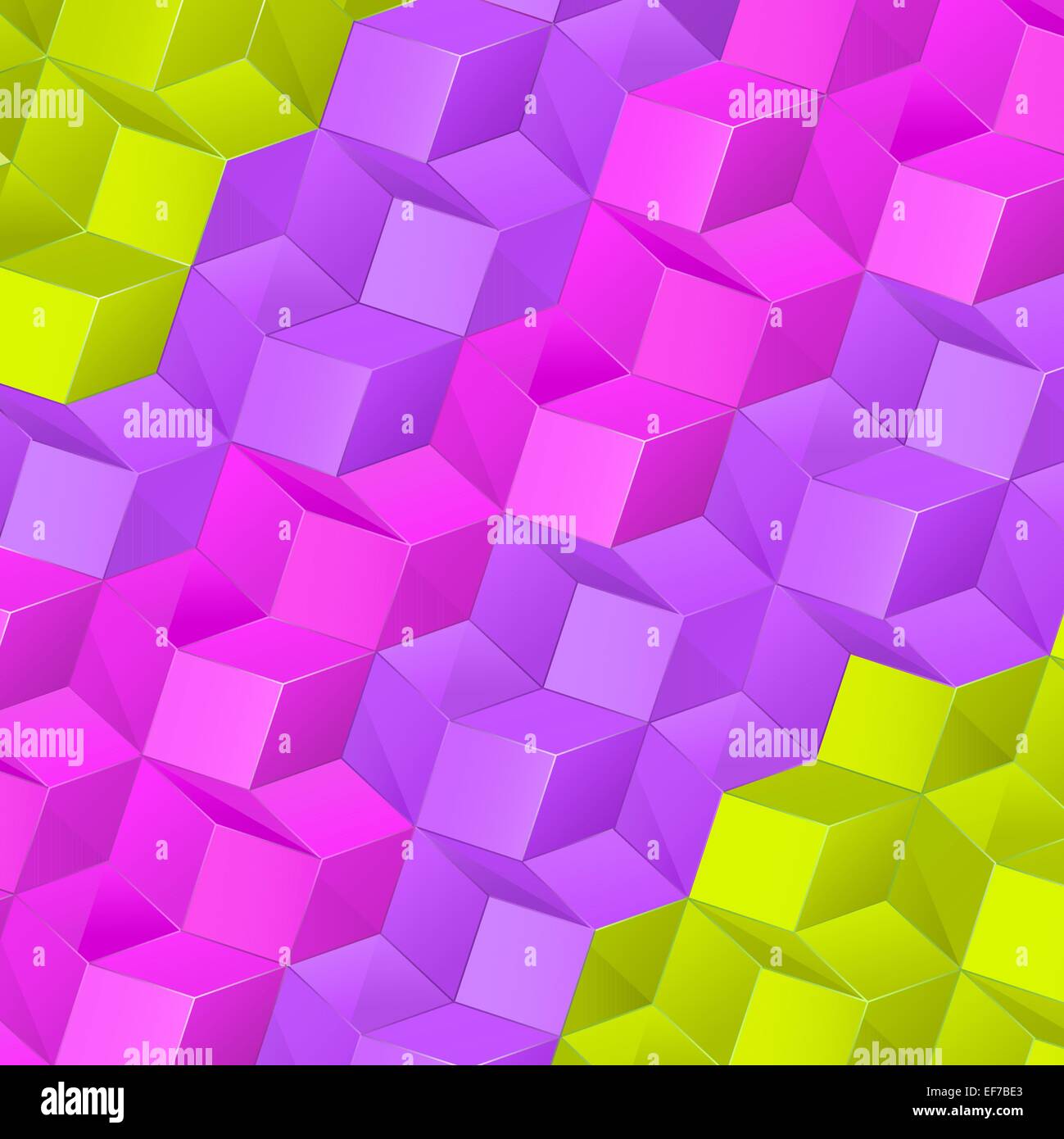 Vector bright abstract background with volume connected green,violet ...