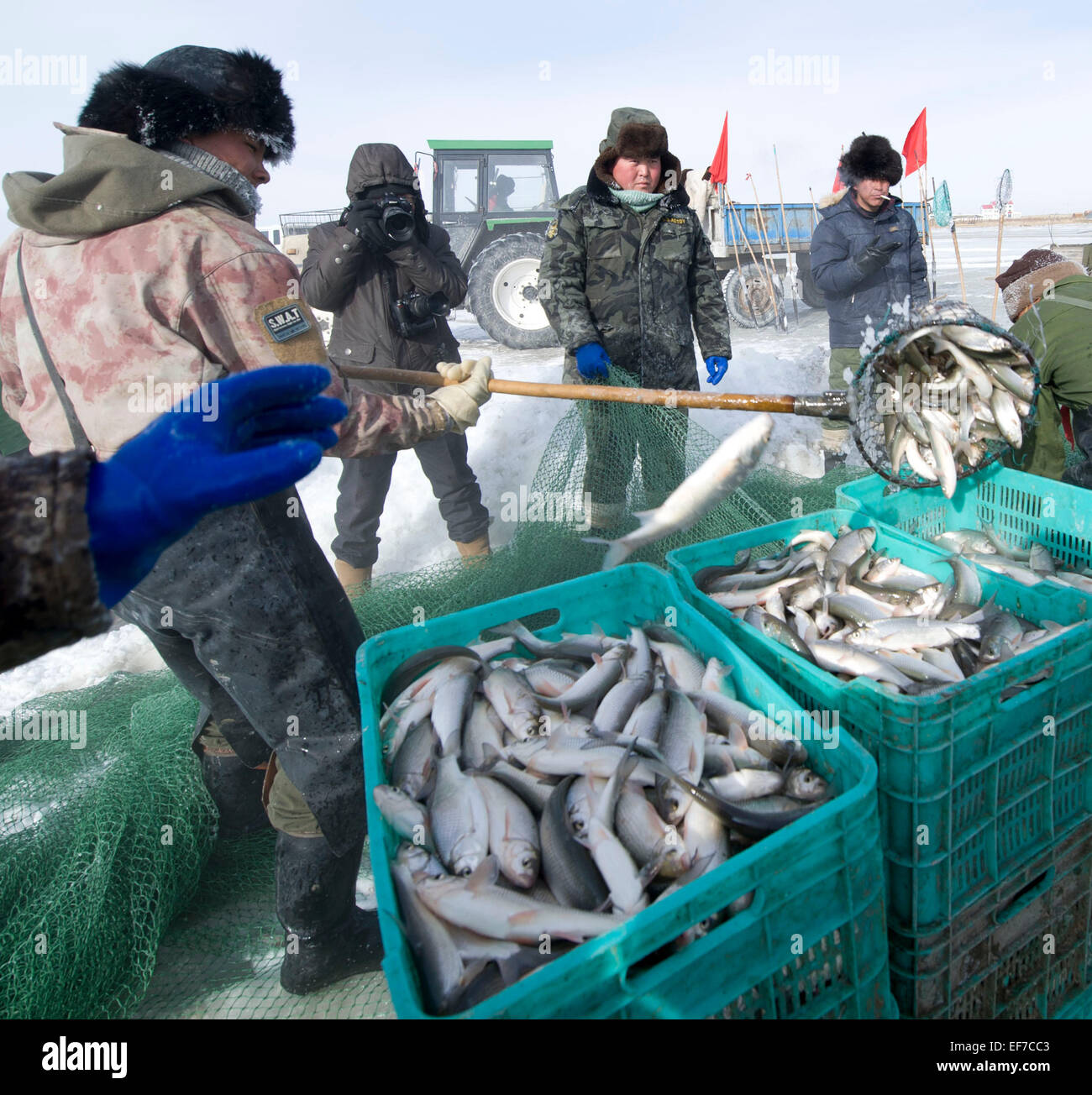 Chifeng, China's Inner Mongolia Autonomous Region. 28th Jan, 2015 Stock ...