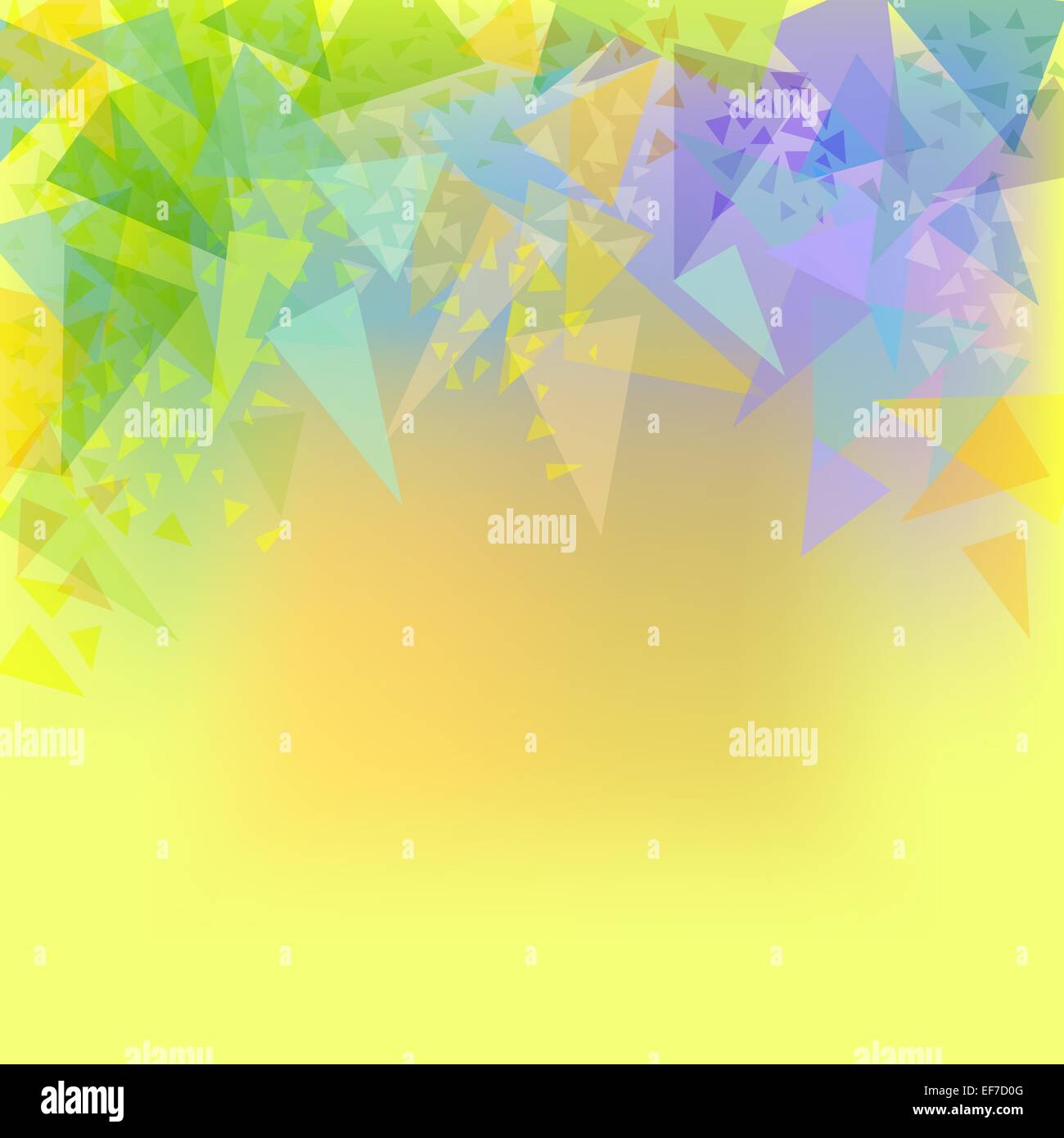 Vector abstract yellow background with green,blue,turquoise, orange ...