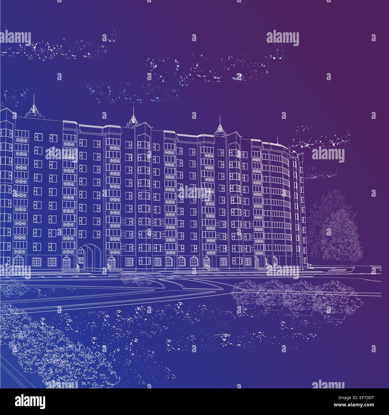 Graphic architectural detail Stock Vector Images - Alamy