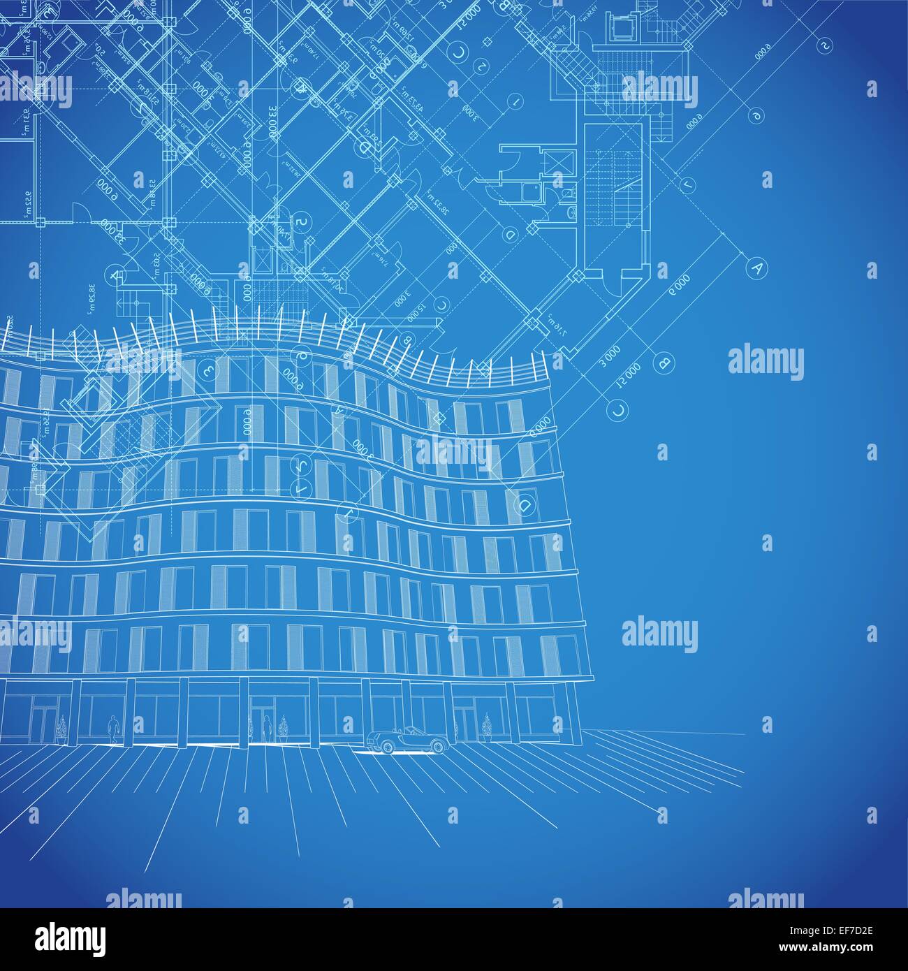 Architectural drawing detail Stock Vector Images - Alamy