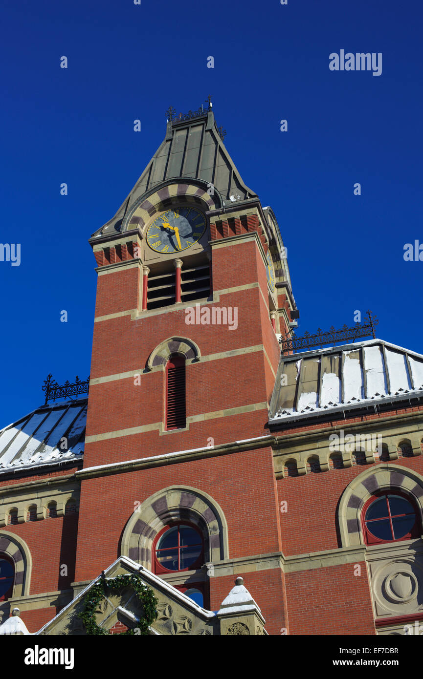 Clock tower fredericton city hall hi-res stock photography and images ...