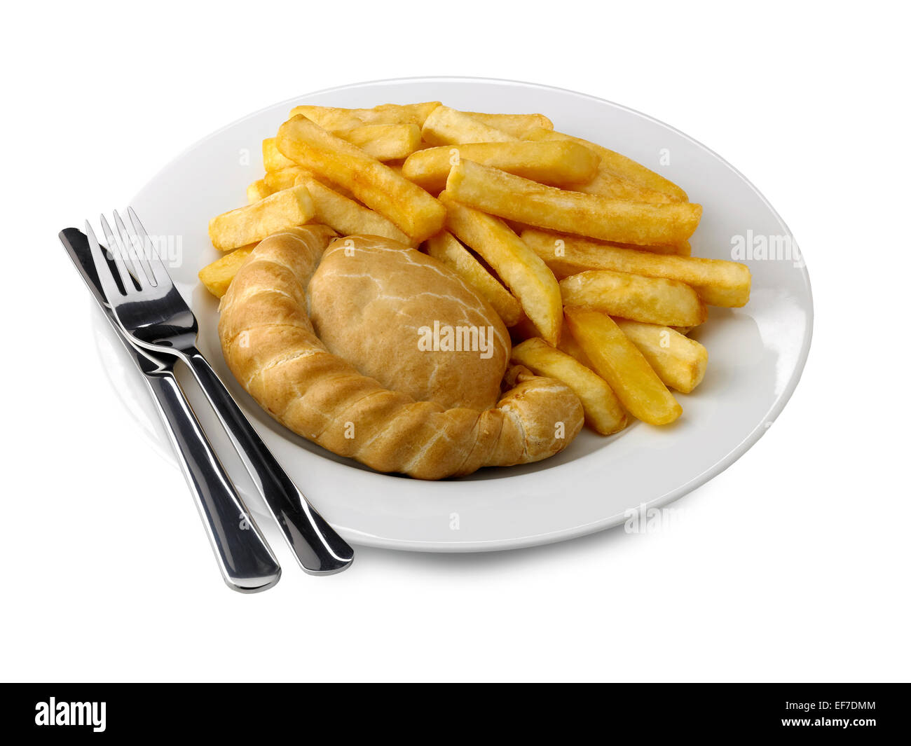 Chips cut out plate Cut Out Stock Images & Pictures - Alamy