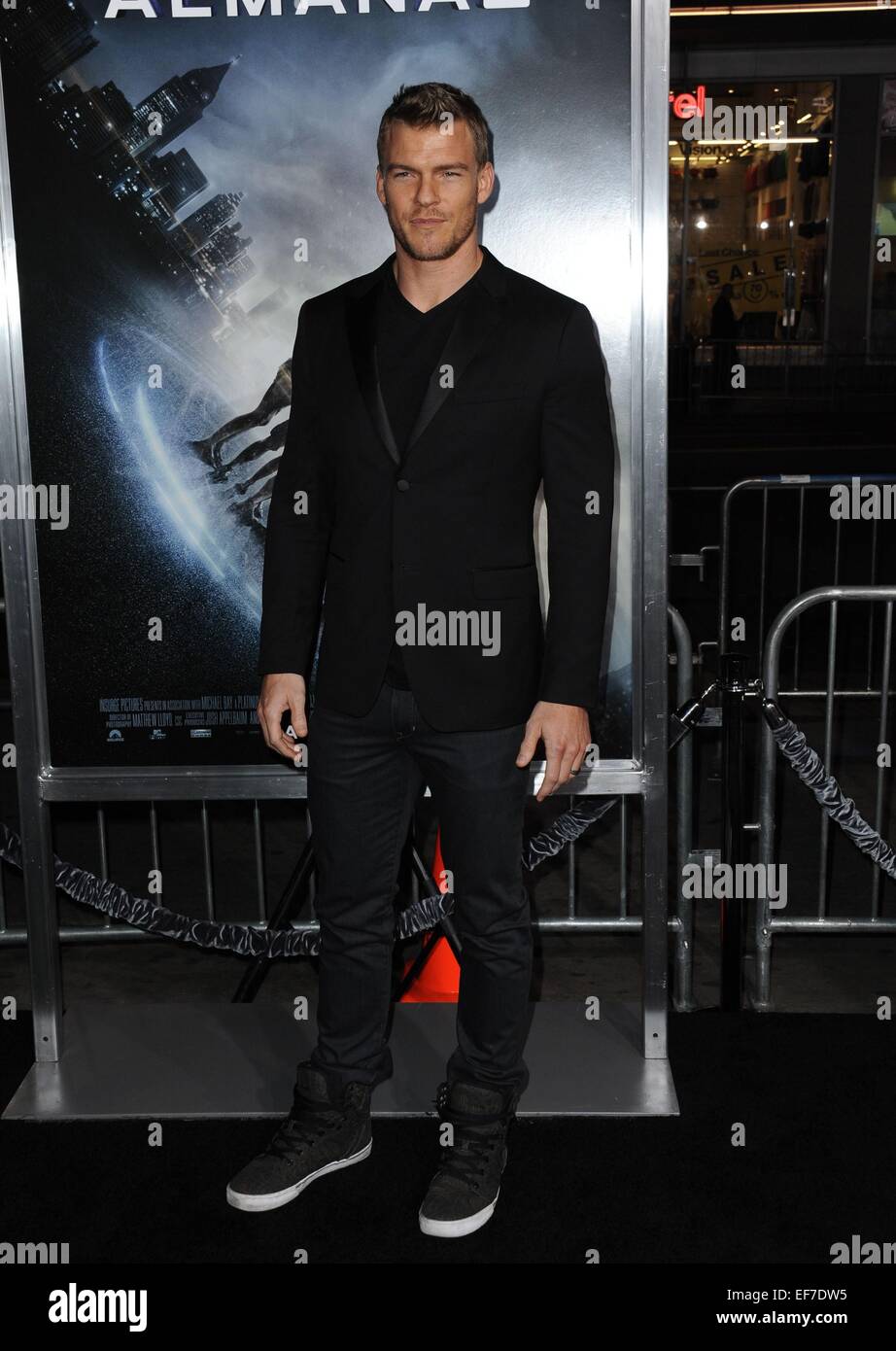 Los Angeles, California, USA. 27th Jan, 2015. Alan Ritchson at arrivals ...