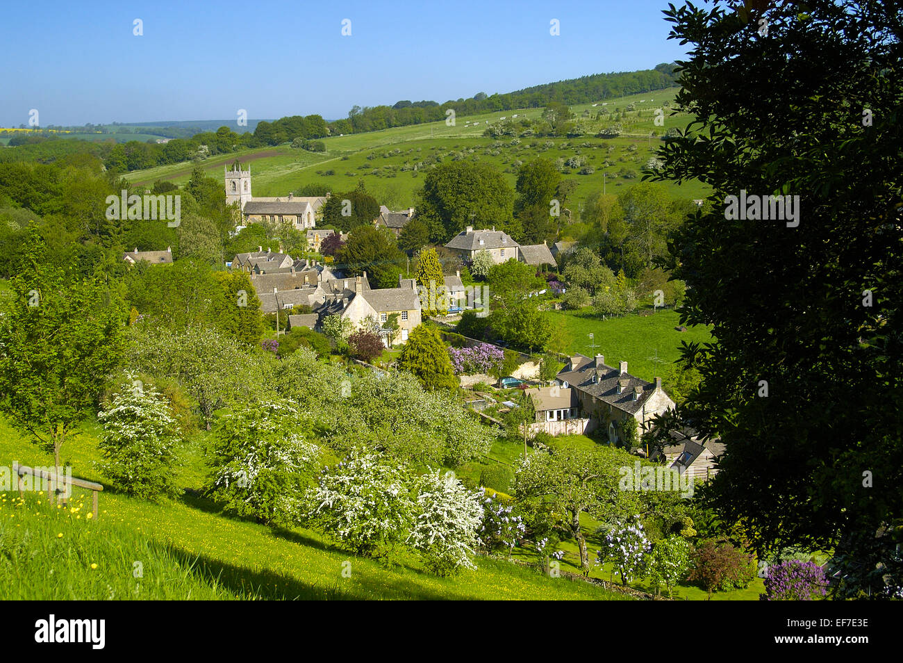 Naunton in the Cotswolds England Stock Photo - Alamy