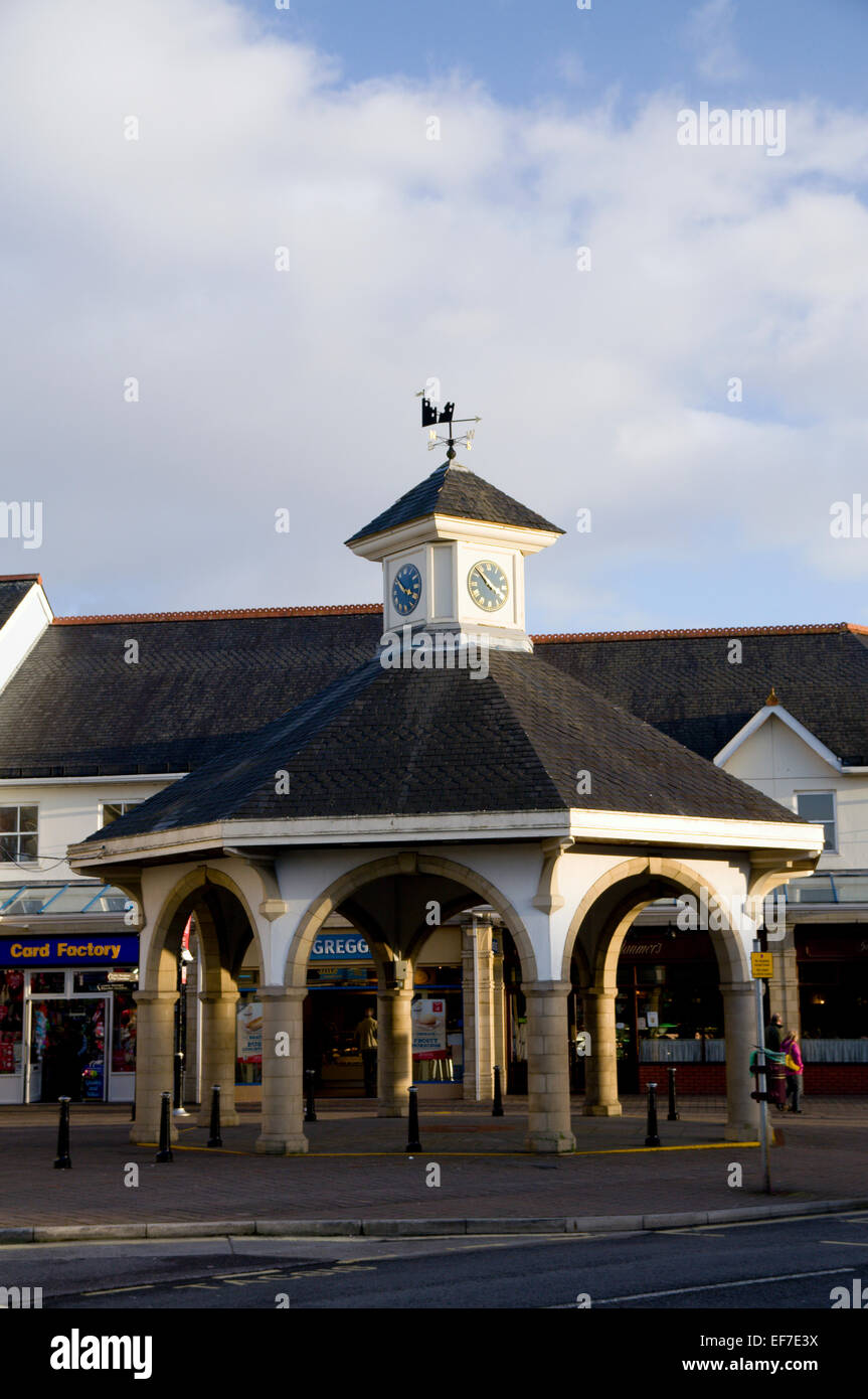 Bandstand, Castle Court Shopping Centre, Caerphilly, South Wales, UK ...