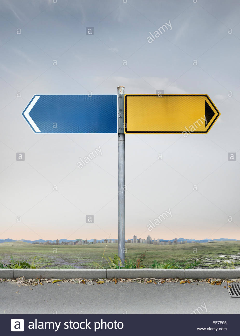 White Sign Posts Stock Photos & White Sign Posts Stock Images - Alamy