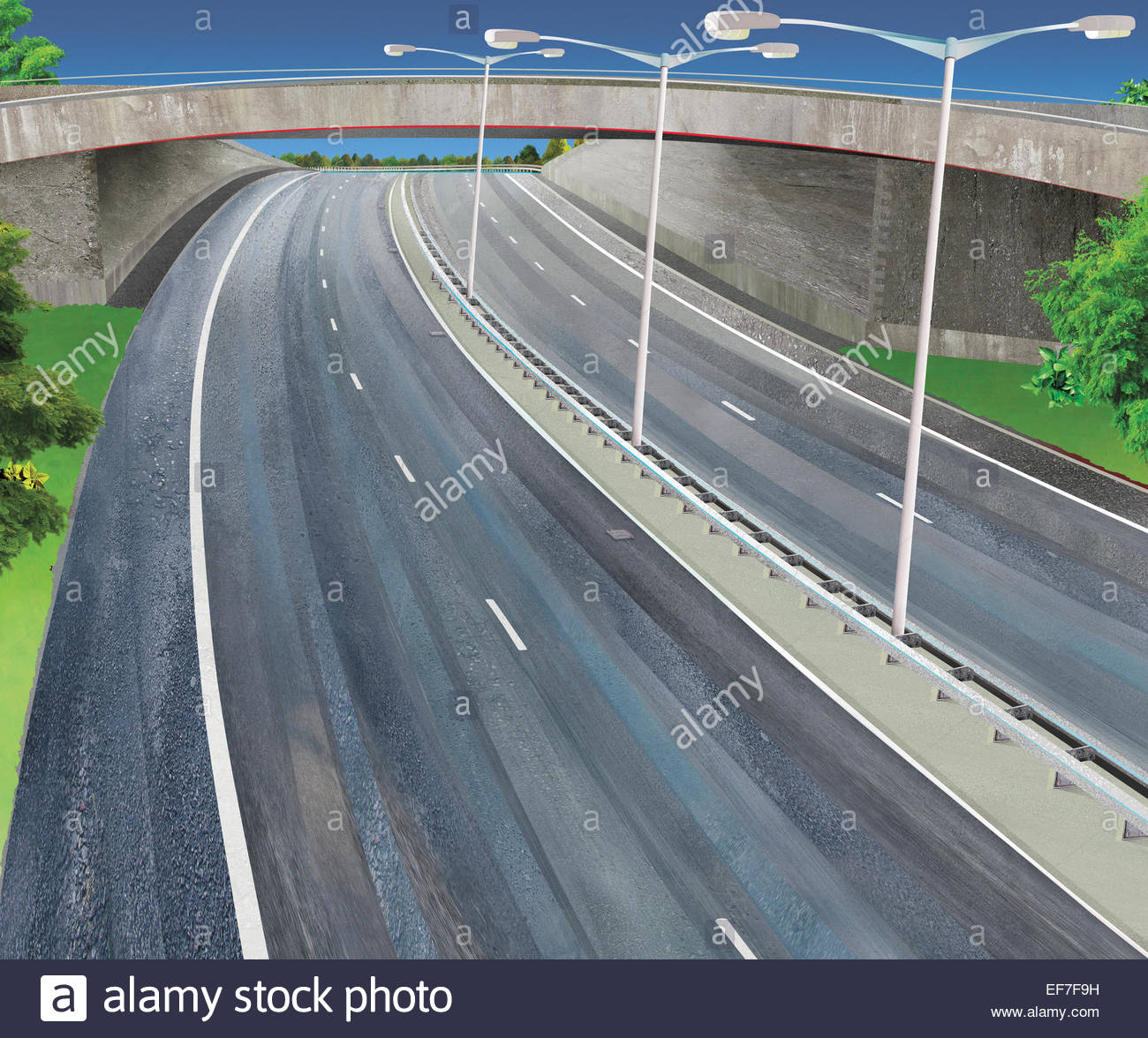 Flyover Road Stock Photos & Flyover Road Stock Images - Alamy