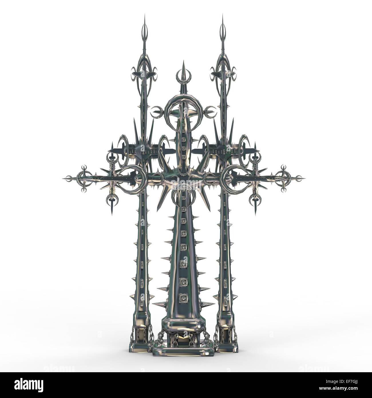 3d cross fantastic design from different angles Stock Photo - Alamy