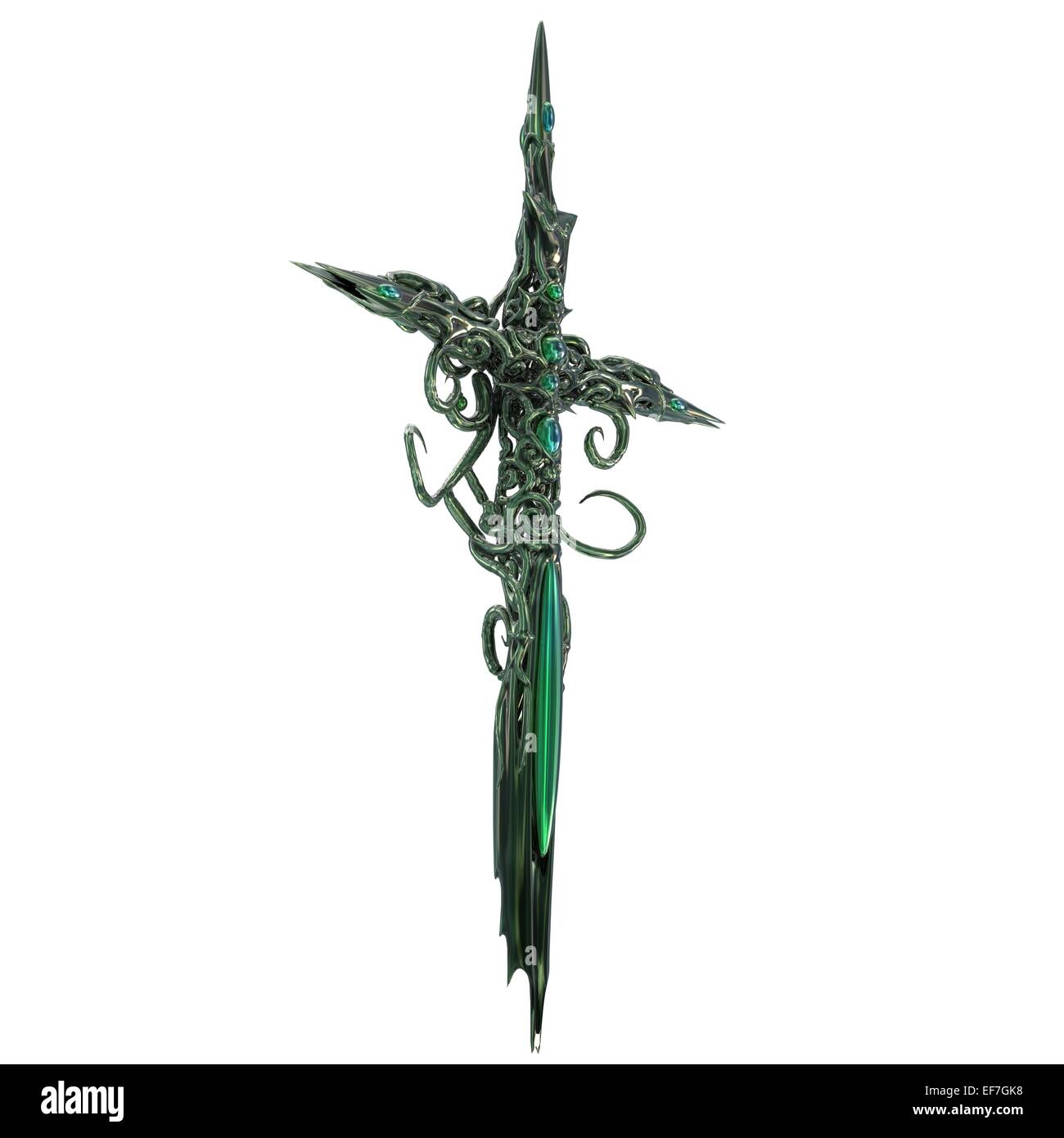 3d cross fantastic design from different angles Stock Photo - Alamy