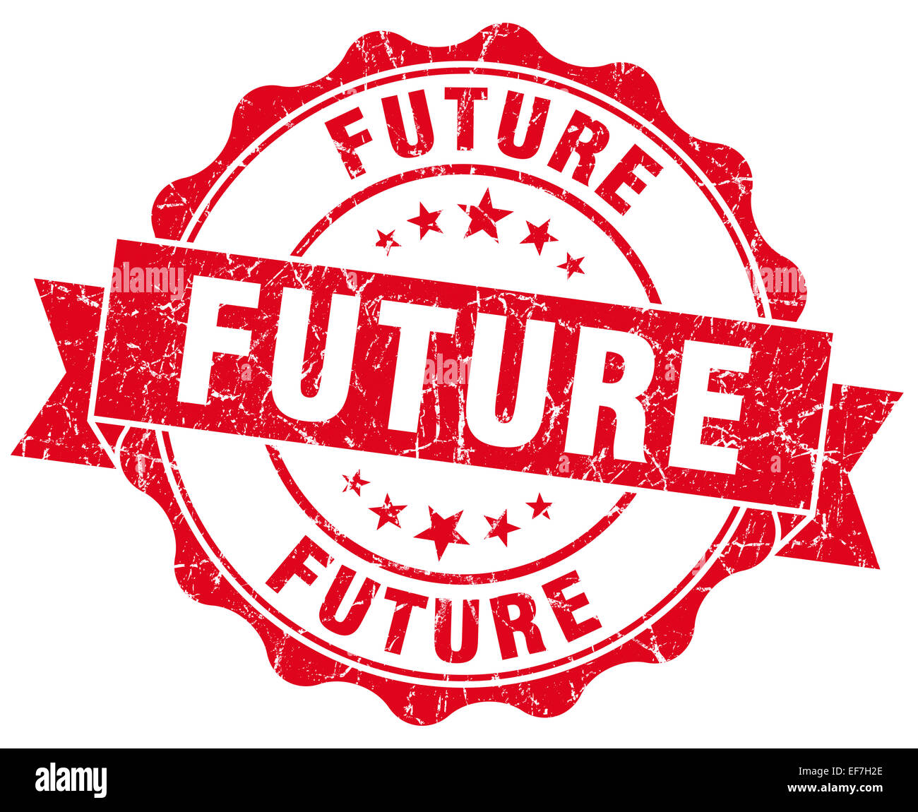 Future round red grunge Cut Out Stock Images & Pictures - Alamy