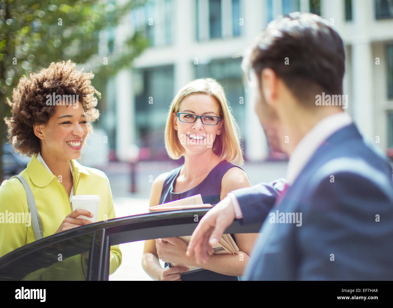 Mixed race business man talking hi-res stock photography and images - Alamy