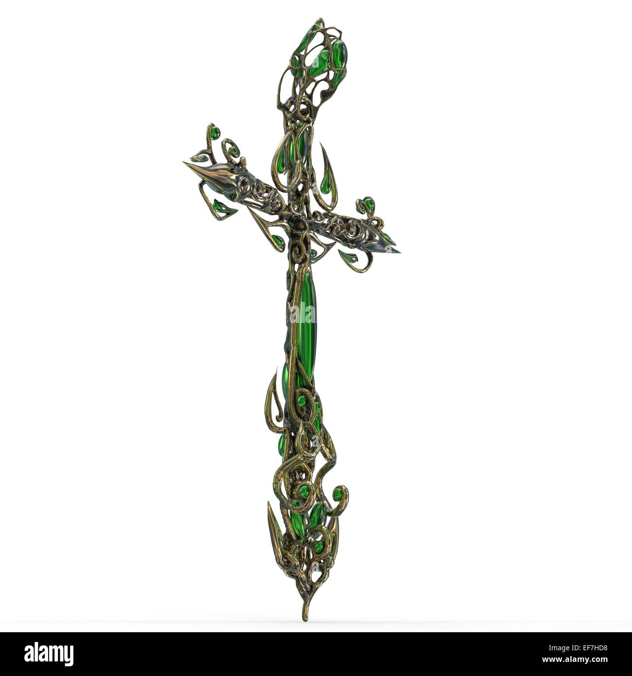 3d cross fantastic design from different angles Stock Photo - Alamy