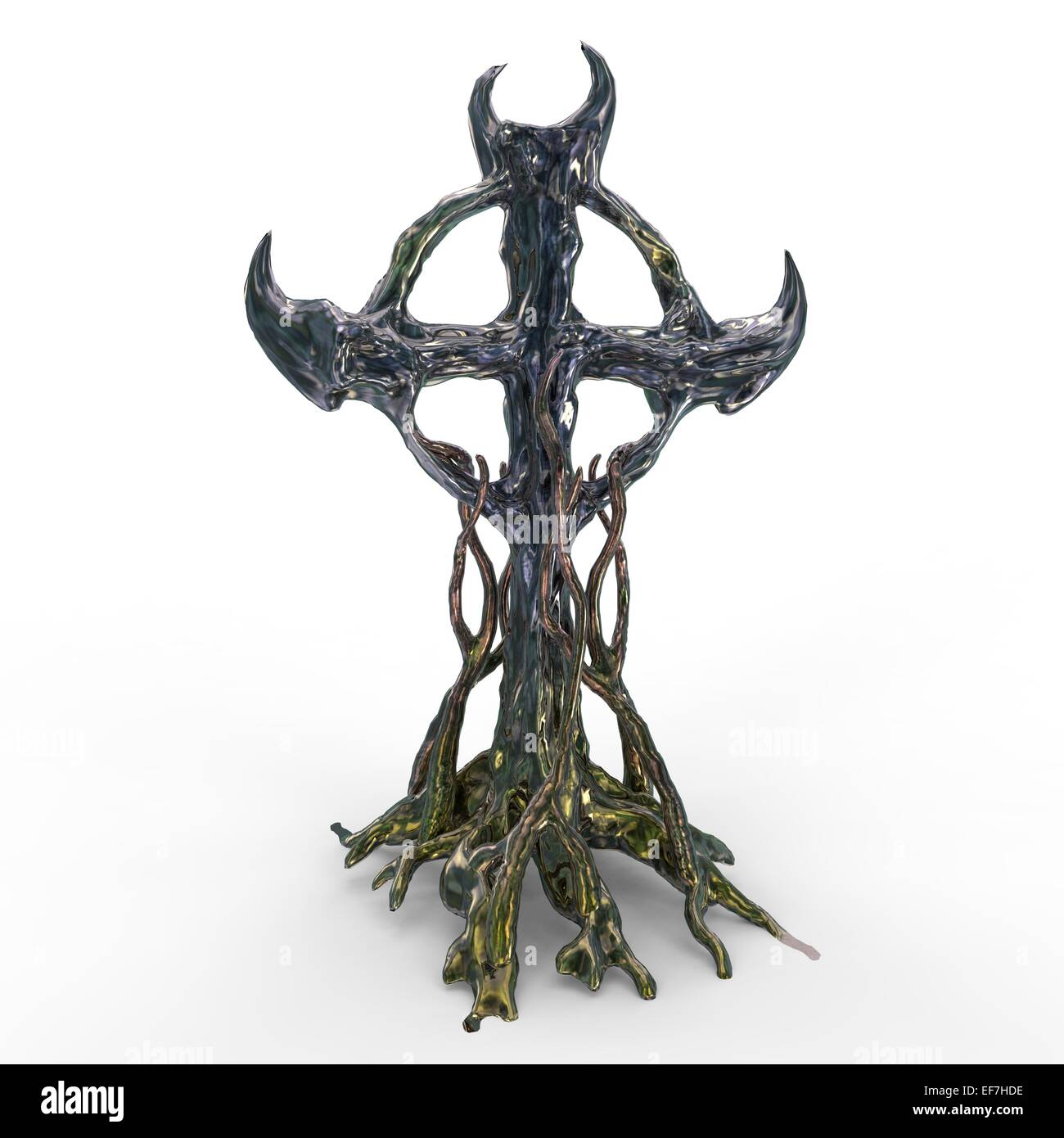 3d cross fantastic design from different angles Stock Photo - Alamy