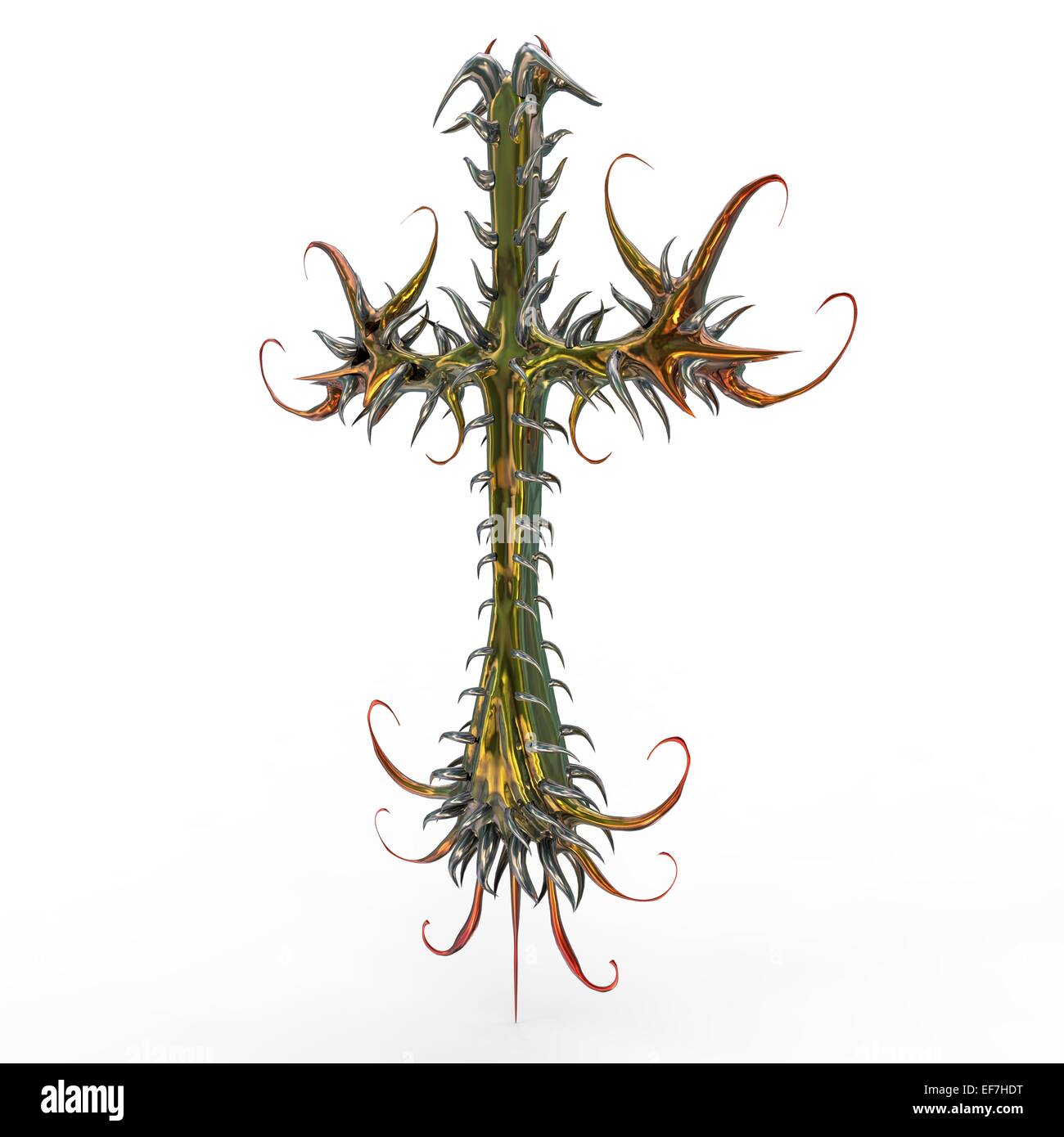 3d cross fantastic design from different angles Stock Photo - Alamy