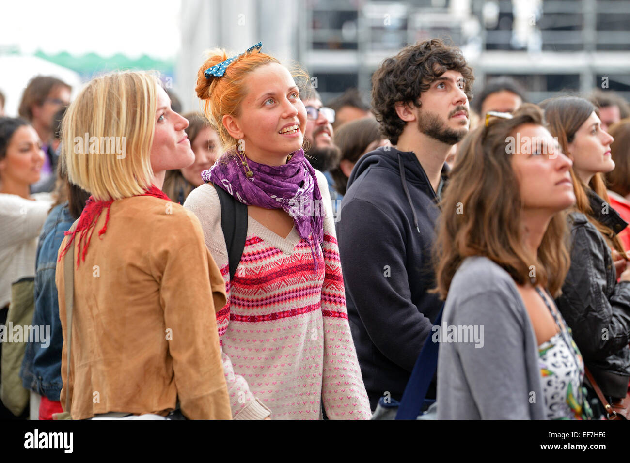 BARCELONA - MAY 28: Audience at Heineken Primavera Sound 2014 Festival ...