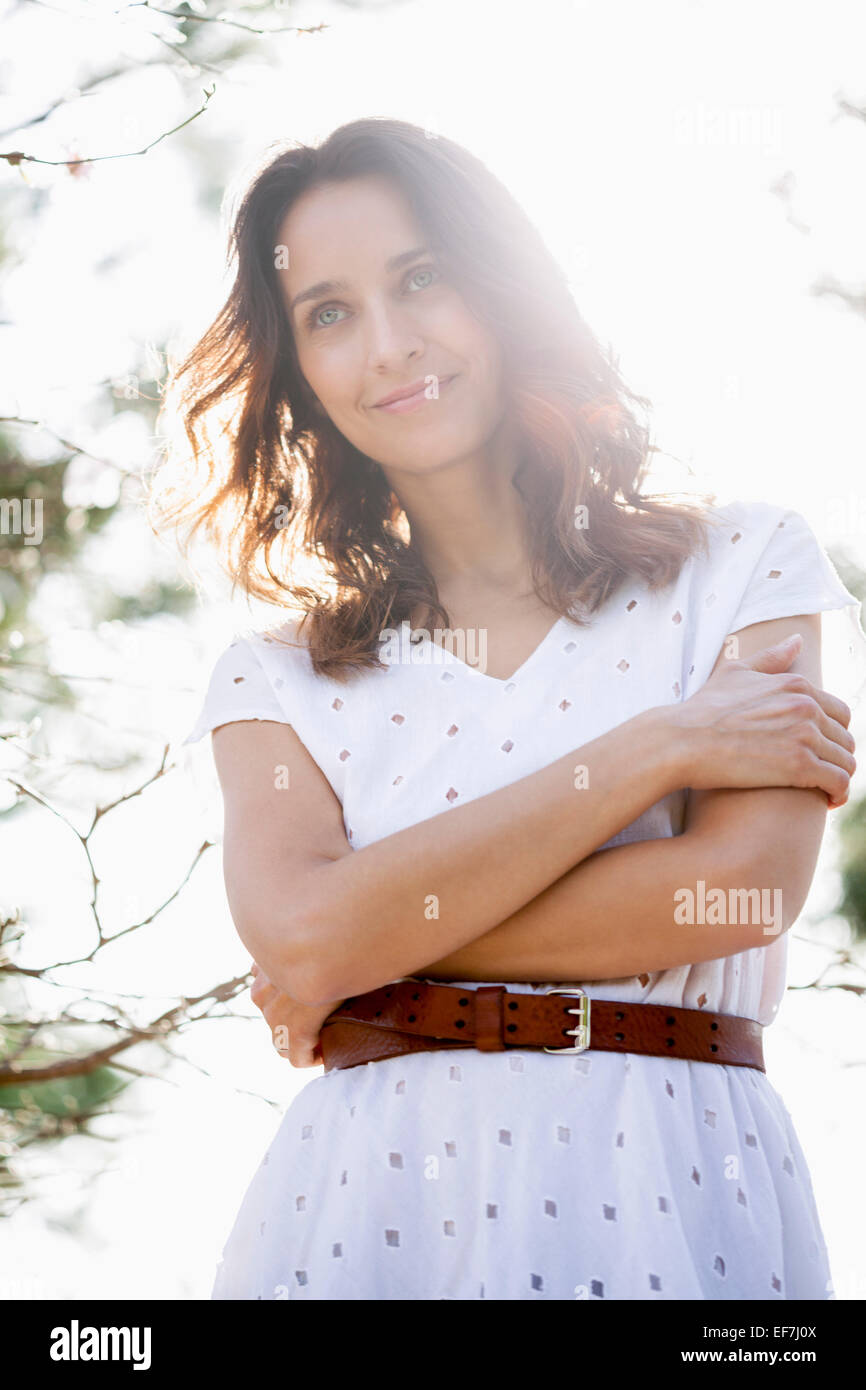 Beautiful woman posing Stock Photo - Alamy