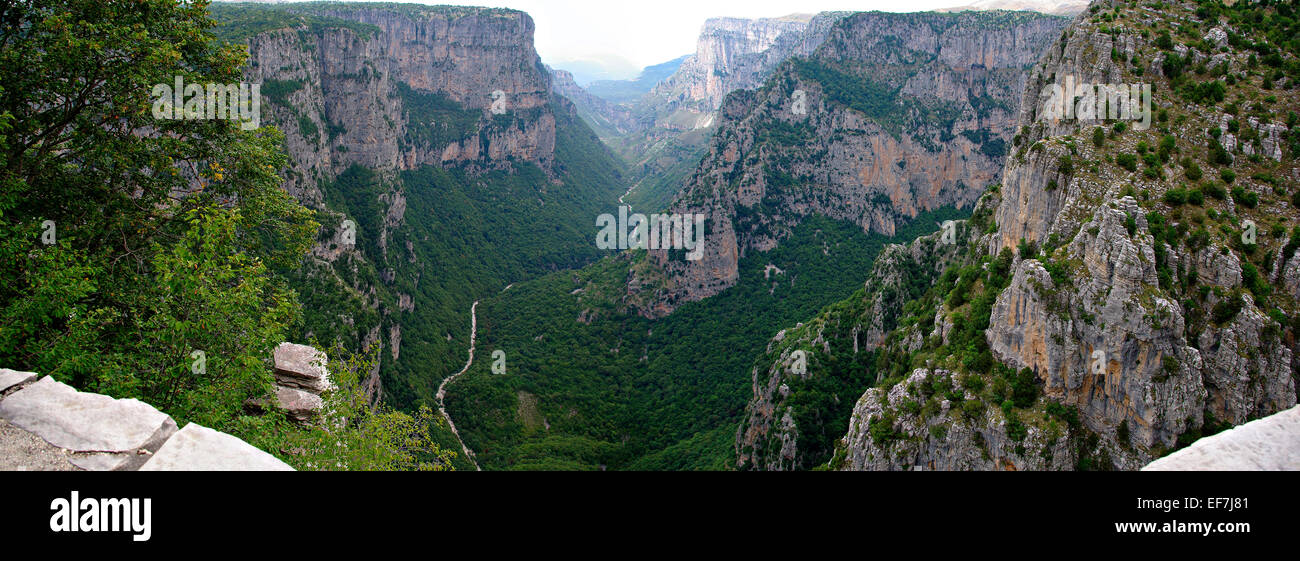 The Vikos Gorge is a gorge in the Pindus Mountains of northern Greece ...