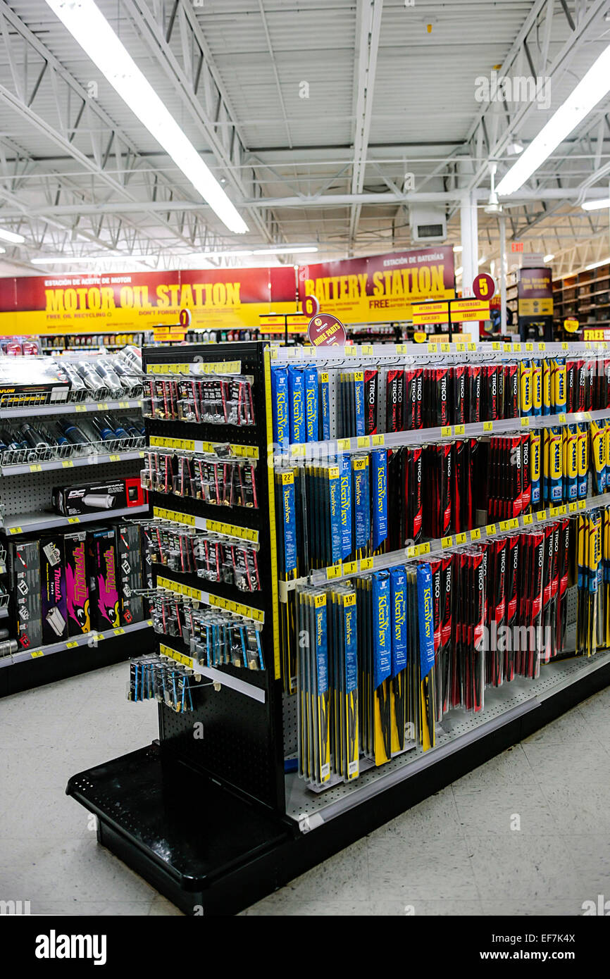 Auto Parts Store Interior