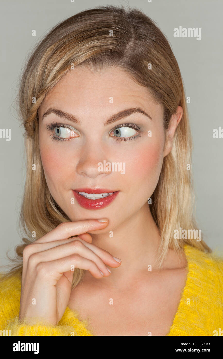 Woman posing hi-res stock photography and images - Alamy