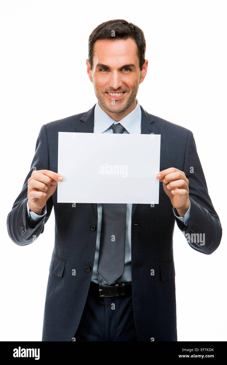 Old man holding sheet of paper hi-res stock photography and images - Alamy