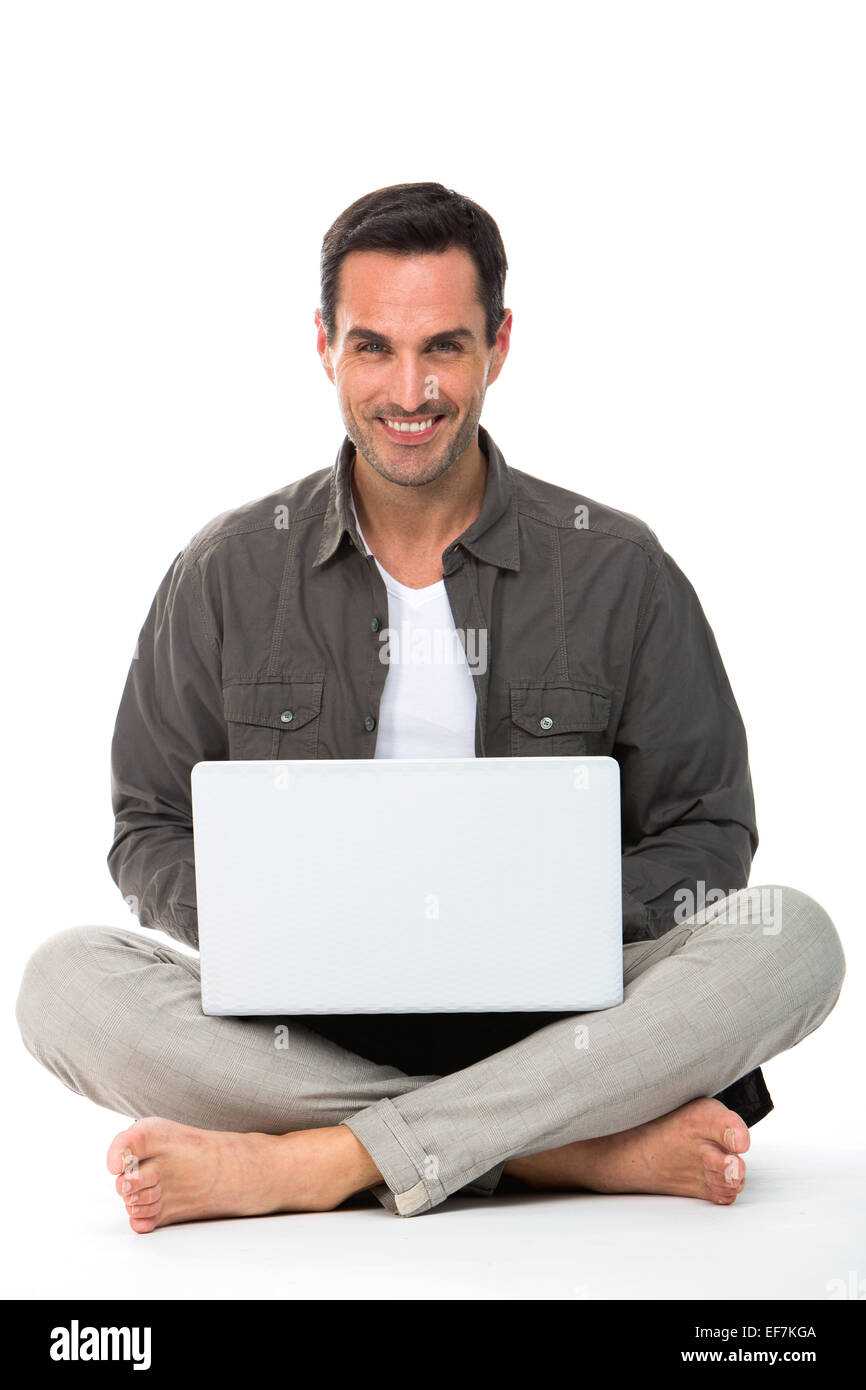 Man legs crossed hi-res stock photography and images - Alamy