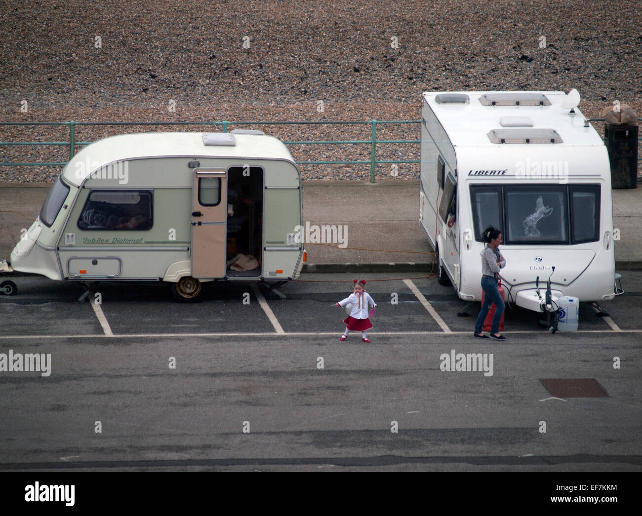 Parked caravans hi-res stock photography and images - Alamy