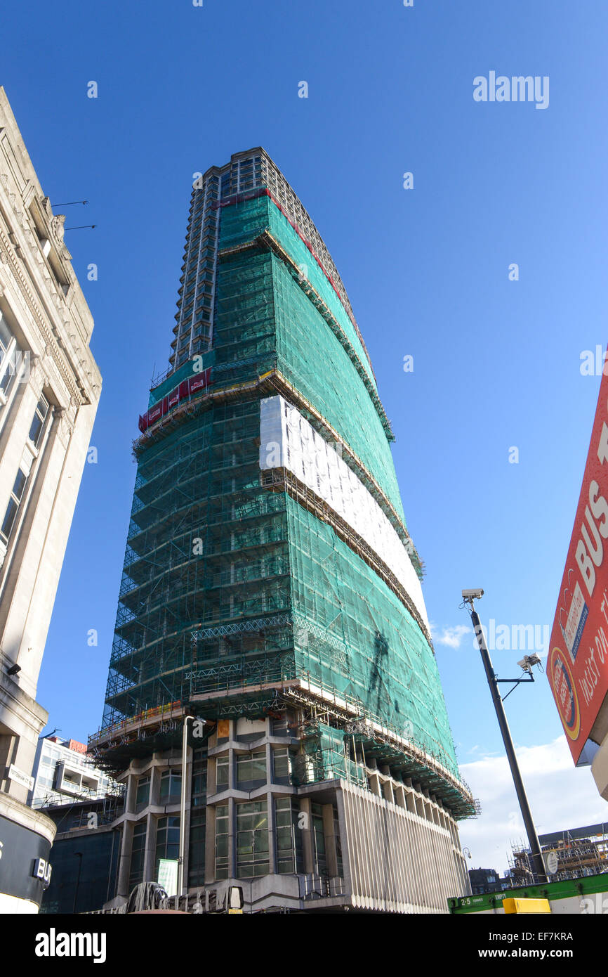 Centre point Tower, Tottenham Court Road, London, UK. 28th January 2015 ...