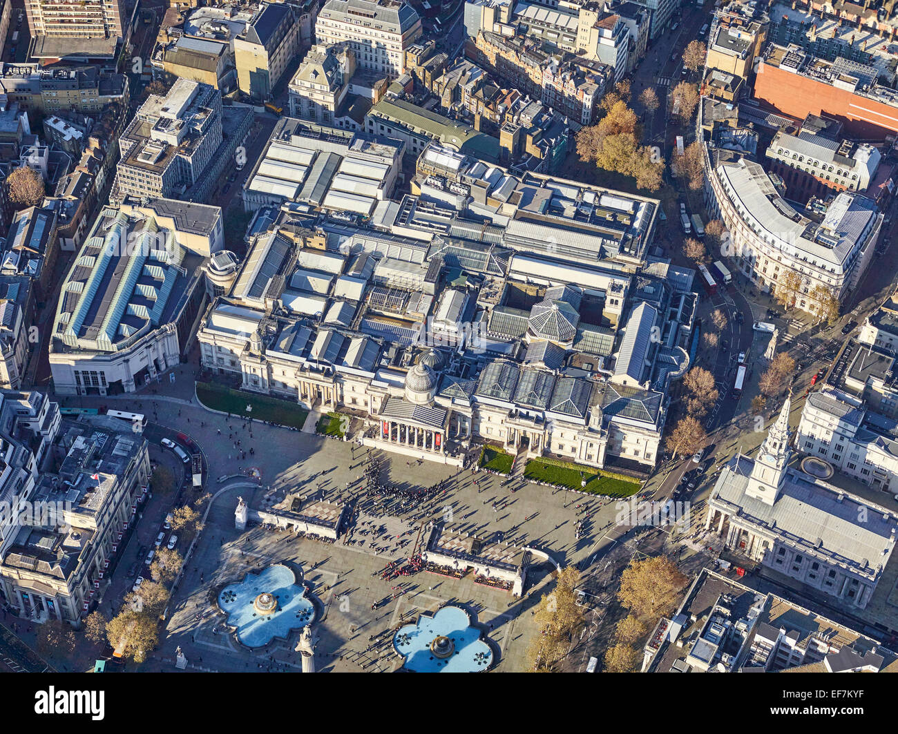 Trafalgar Square Aerial Stock Photos & Trafalgar Square Aerial Stock ...