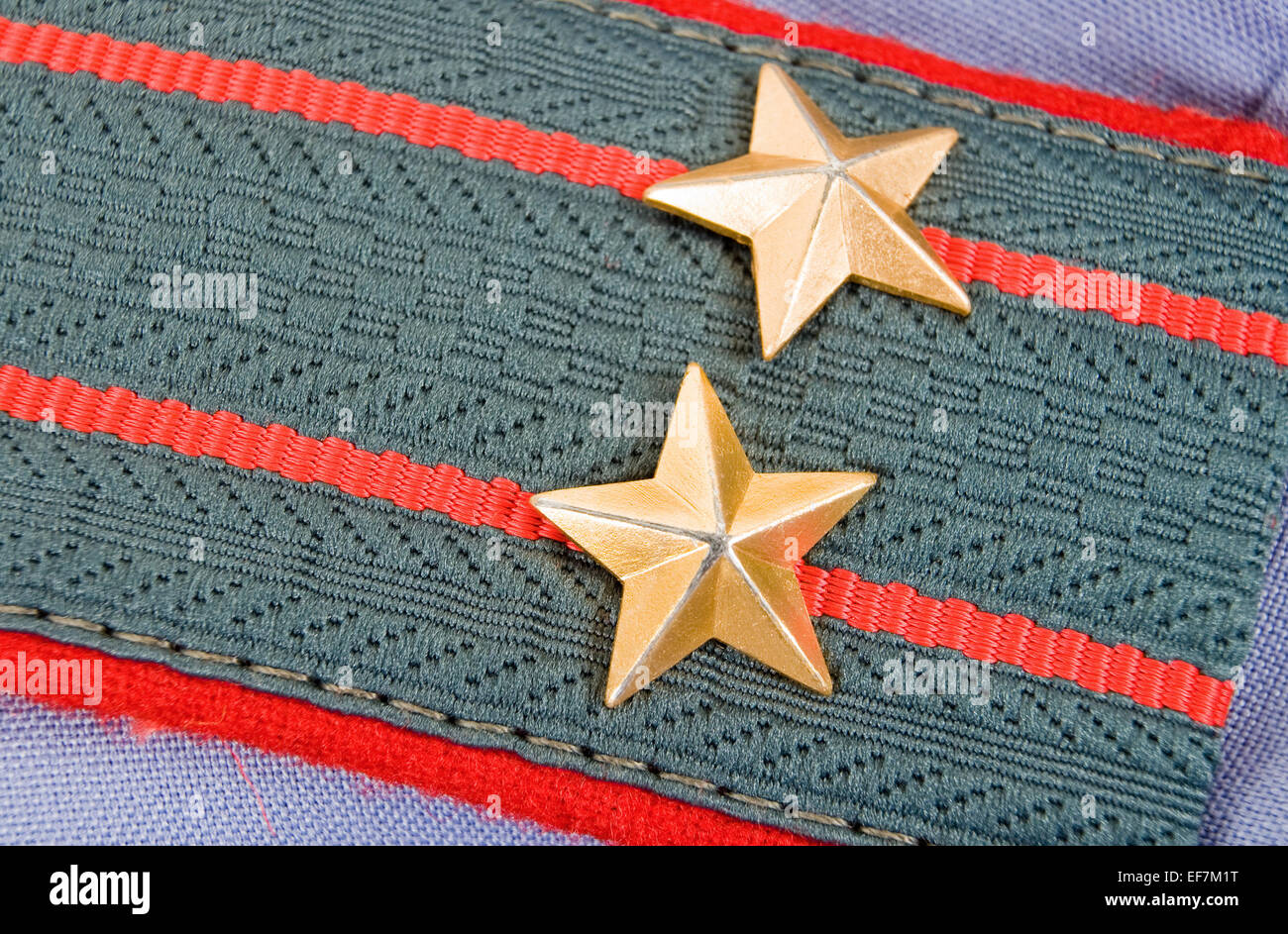 Shoulder strap of lieutenant colonel of russian police Stock Photo - Alamy