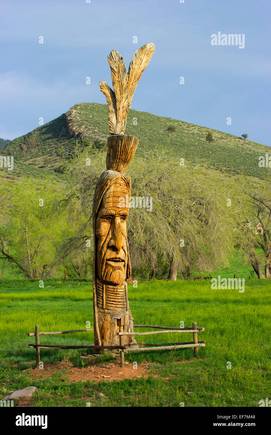 American native carving hi-res stock photography and images - Alamy