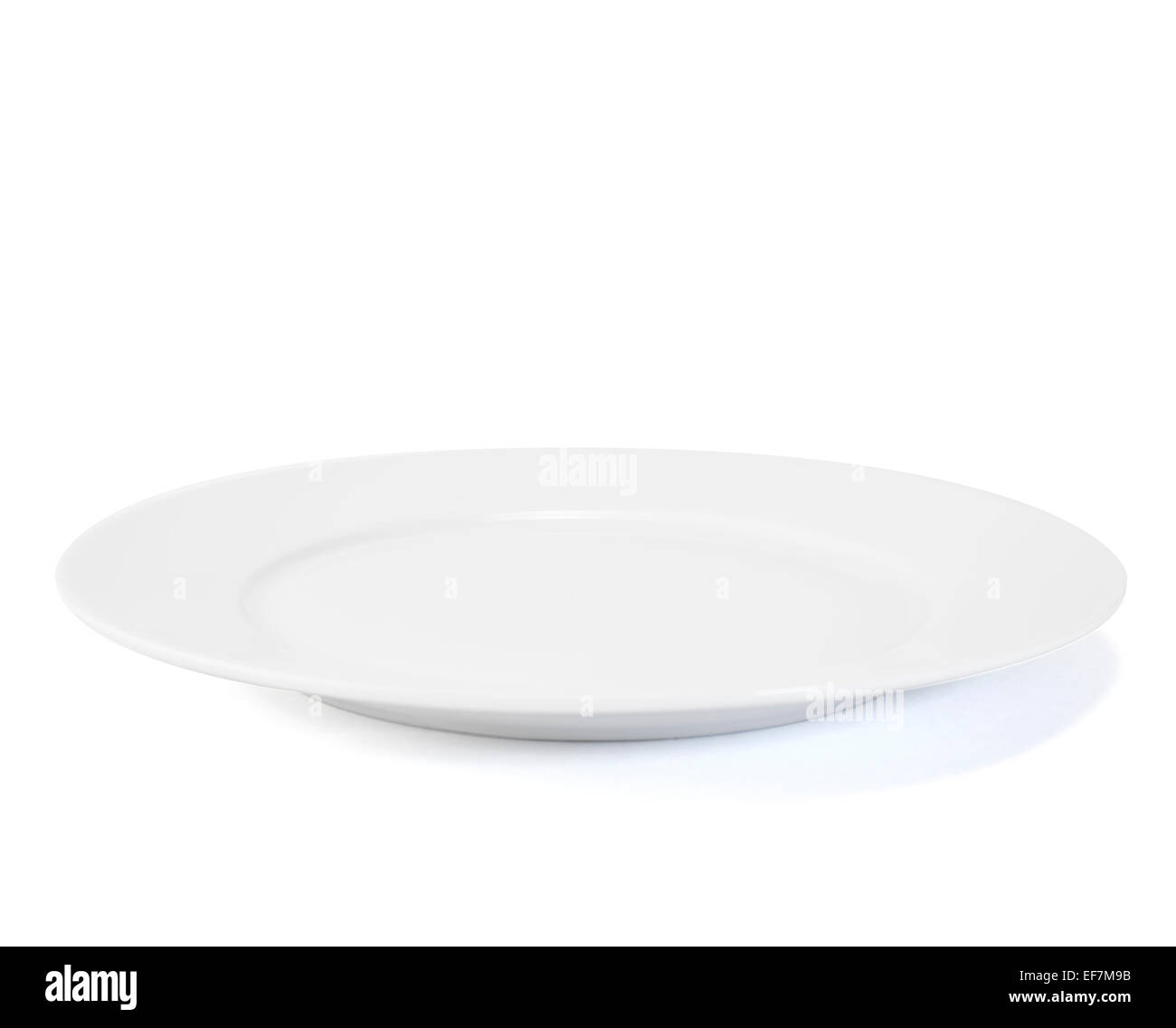 Ceramic plate over white background Stock Photo - Alamy