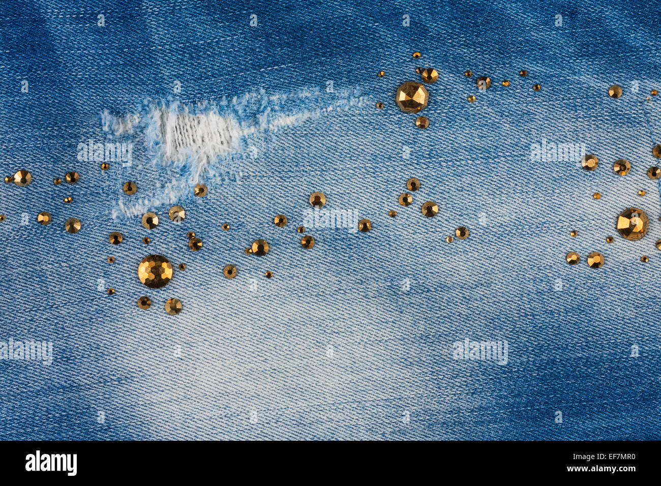 Ripped light blue jeans hi-res stock photography and images - Alamy