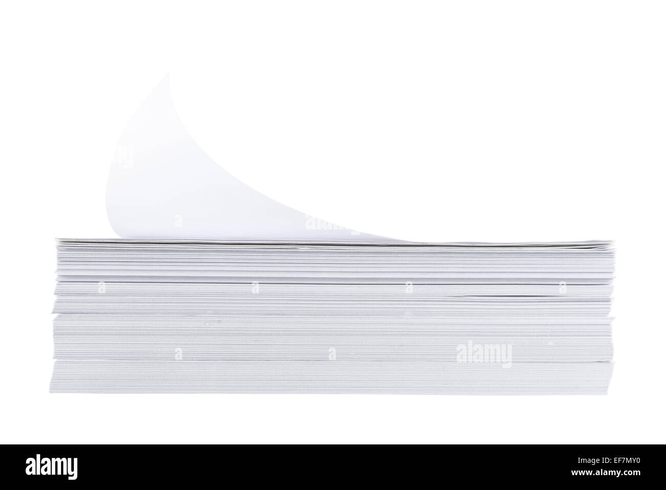 Stack of a4 size white paper sheet Stock Photo - Alamy