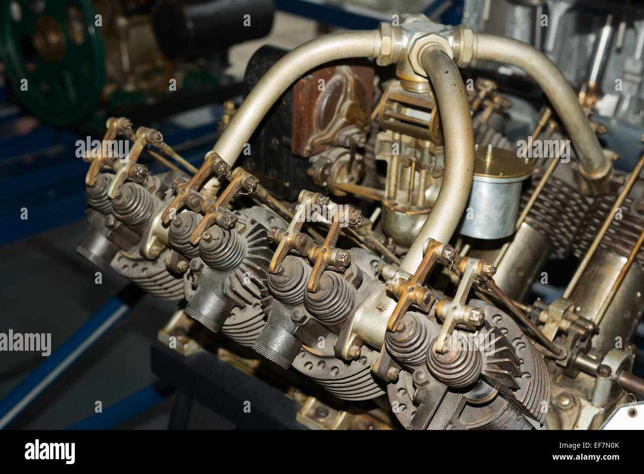 Old aircraft engine Stock Photo - Alamy