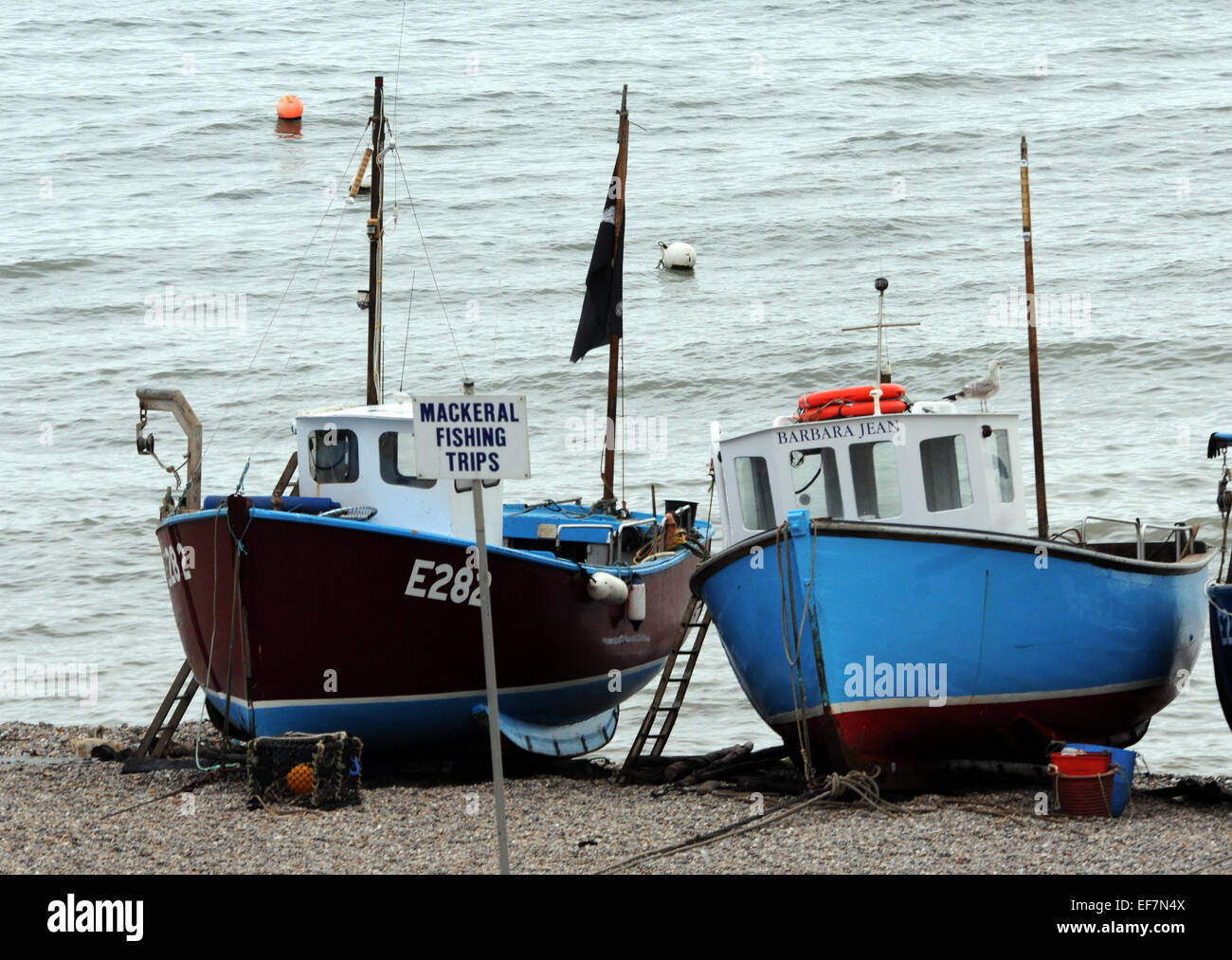 Fishing boats on beach beer hi-res stock photography and images - Alamy