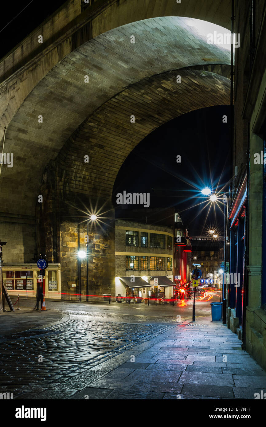 under the viaduct, newcastle Upon Tyne Stock Photo - Alamy
