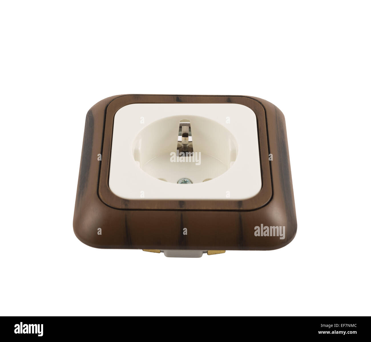 Electrical socket isolated Stock Photo - Alamy
