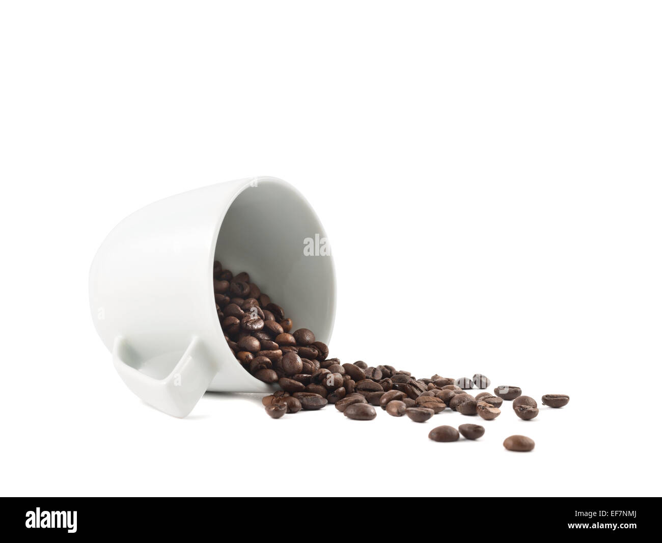 Coffee spill from white Cut Out Stock Images & Pictures - Alamy