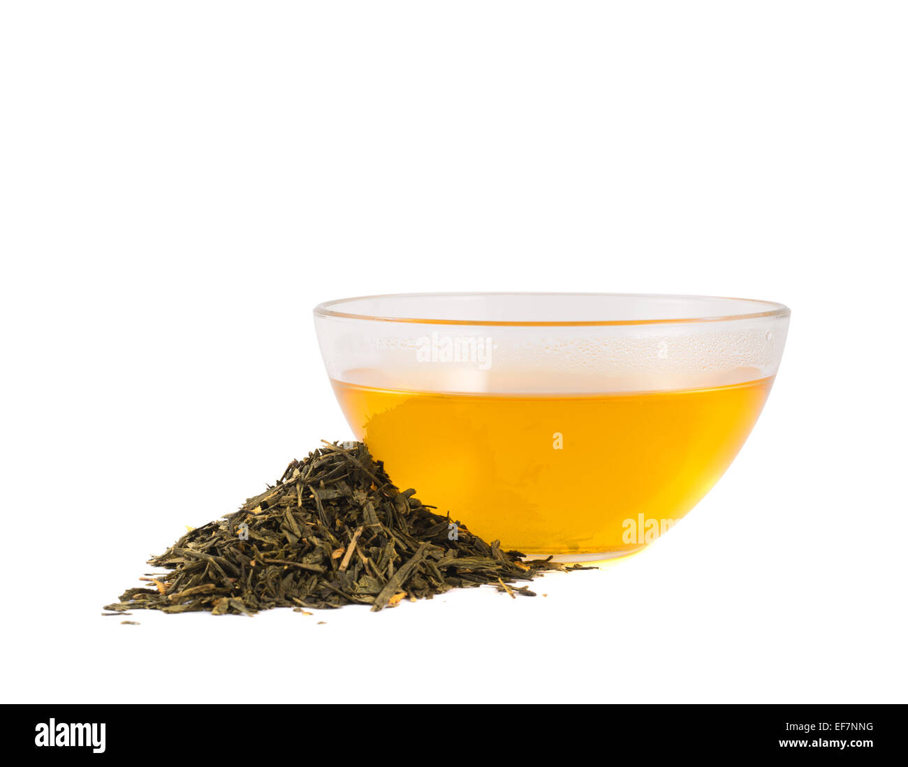 Glass bowl of tea isolated Stock Photo - Alamy