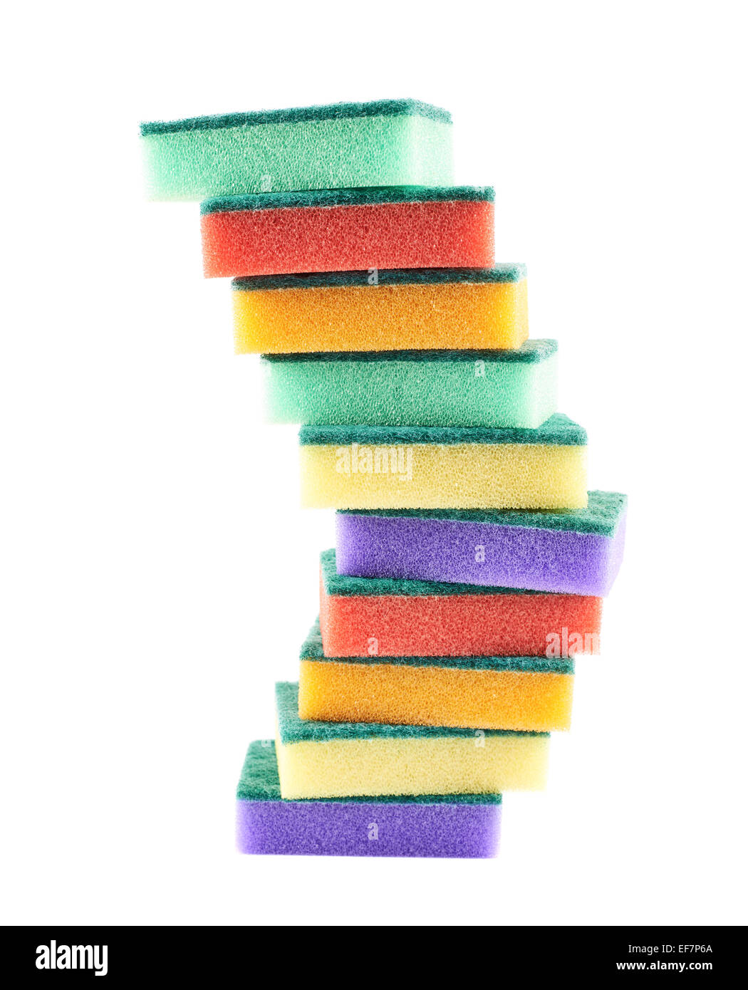 Pile of kitchen sponges Stock Photo - Alamy