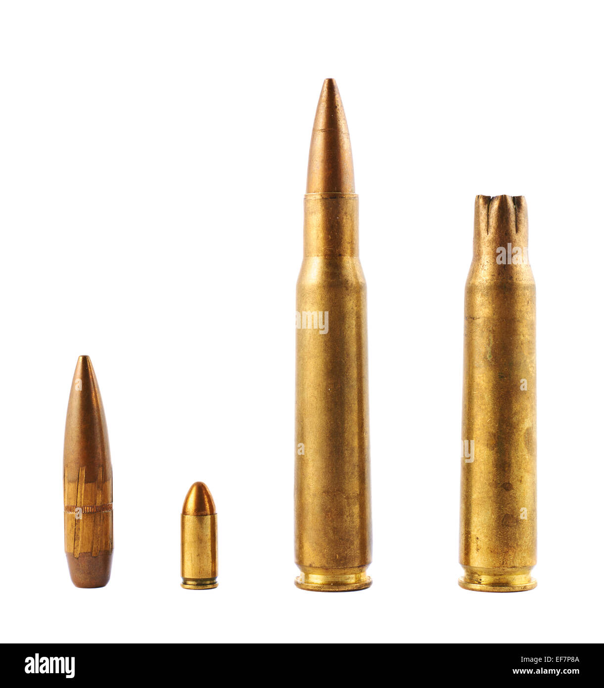 Metal bullet isolated Stock Photo - Alamy