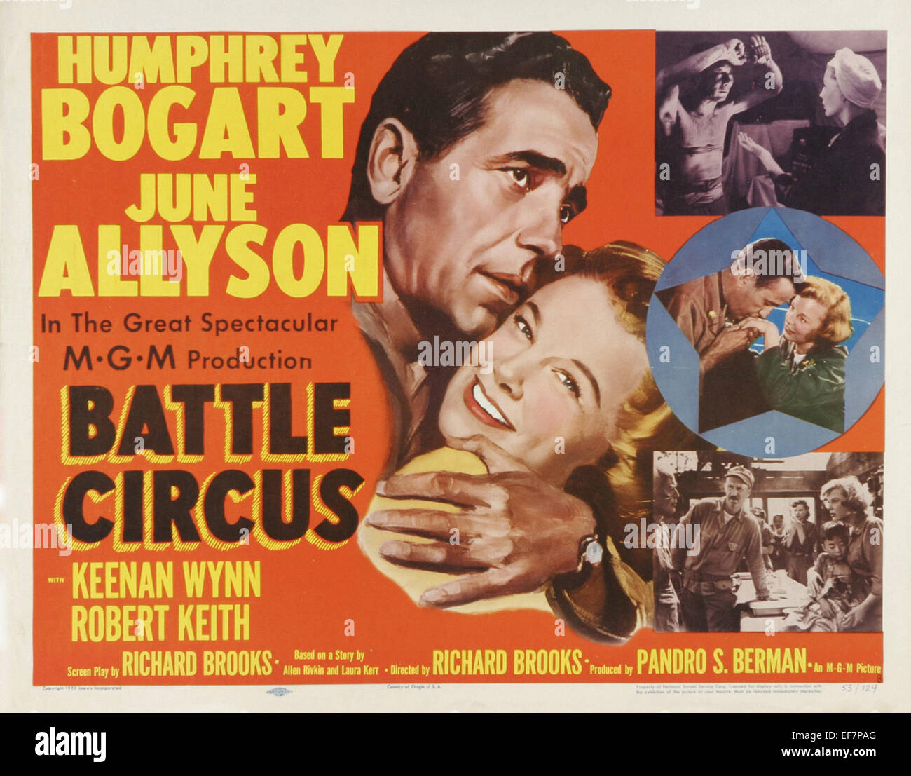 Battle Circus - Movie Poster Stock Photo - Alamy