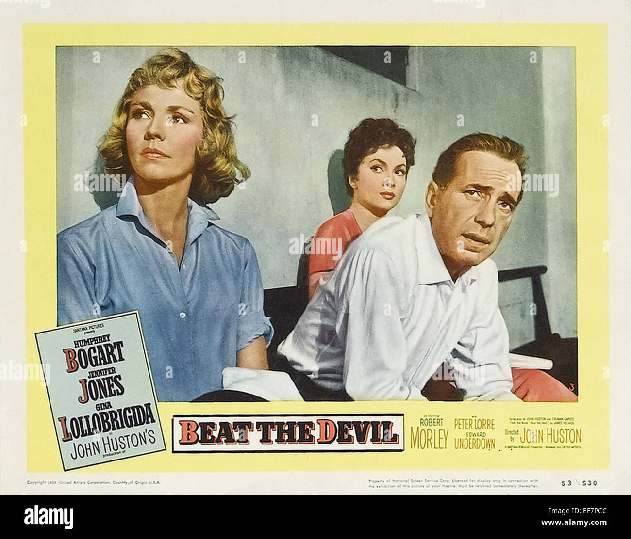Beat the Devil - Movie Poster Stock Photo - Alamy