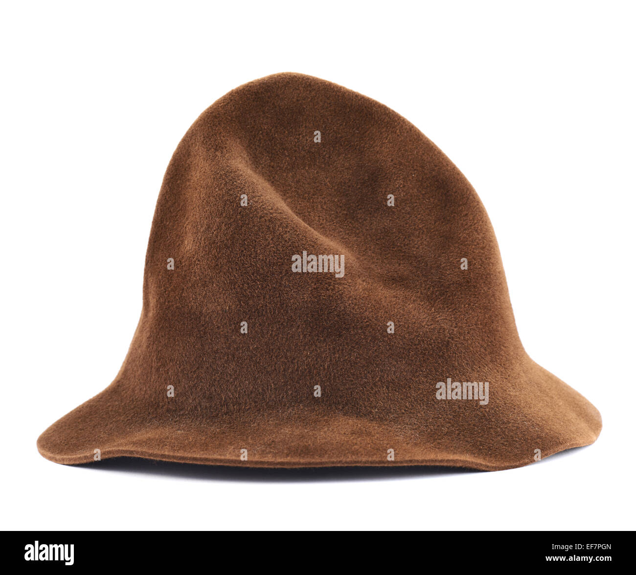 Brown hat isolated Stock Photo - Alamy