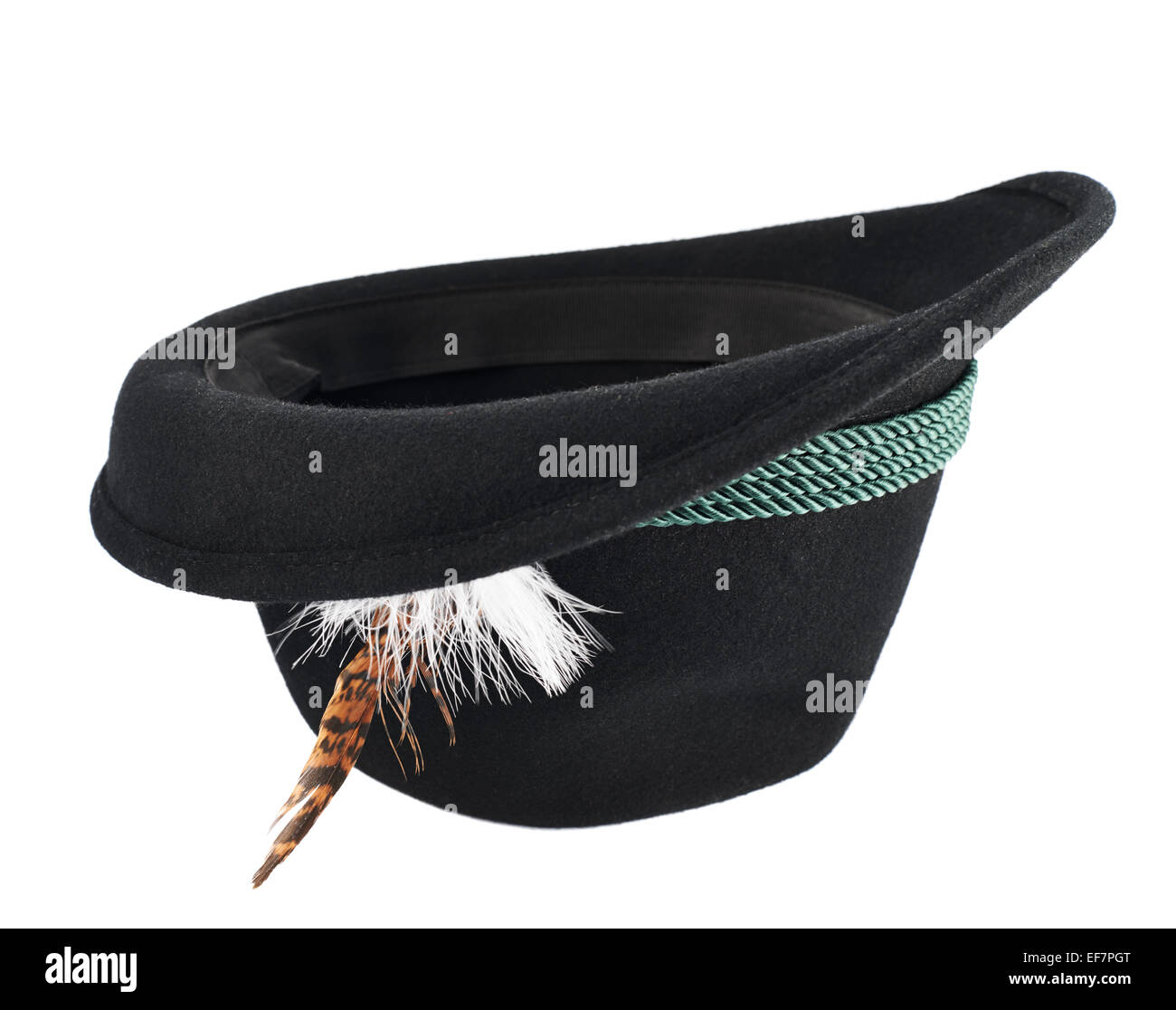 Dark fedora like hat isolated Stock Photo - Alamy