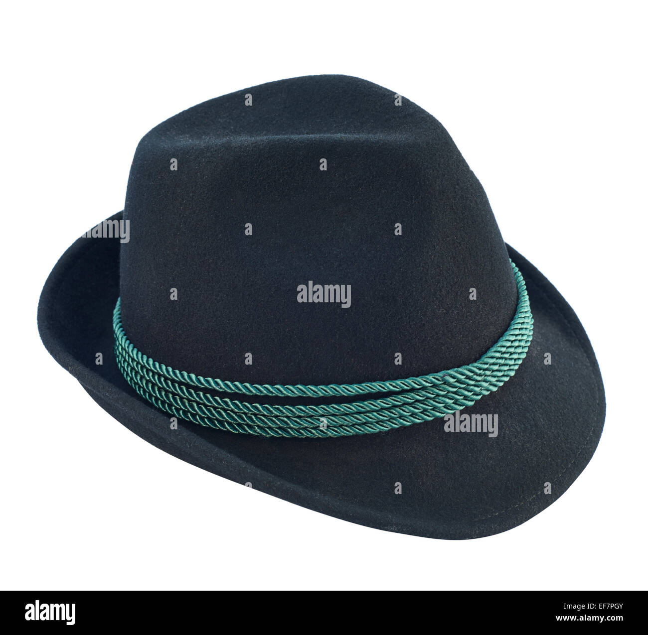 Dark fedora like hat isolated Stock Photo - Alamy