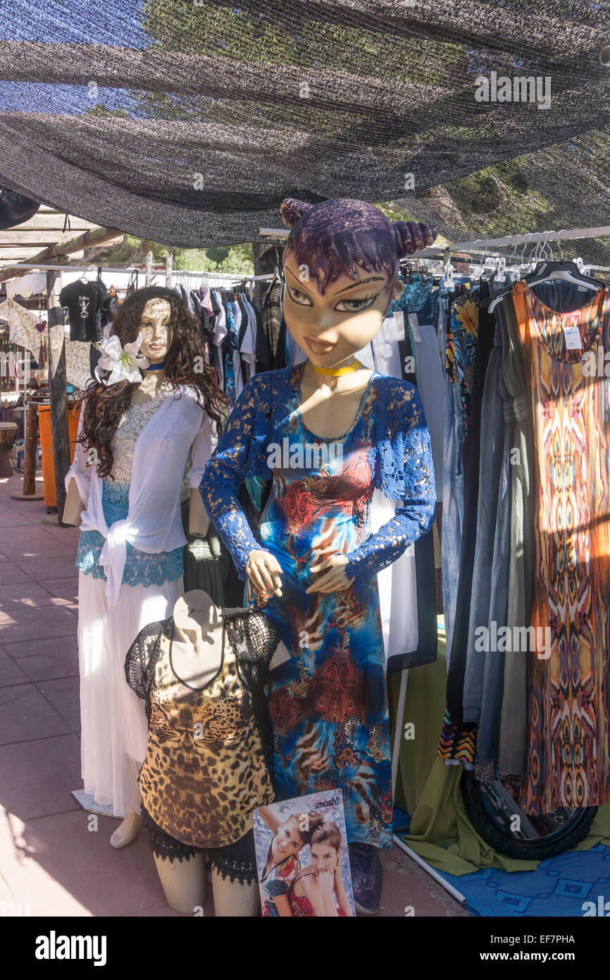 Hippy market , Punta Arabi, Eivissa, Ibiza, Spain Stock Photo - Alamy