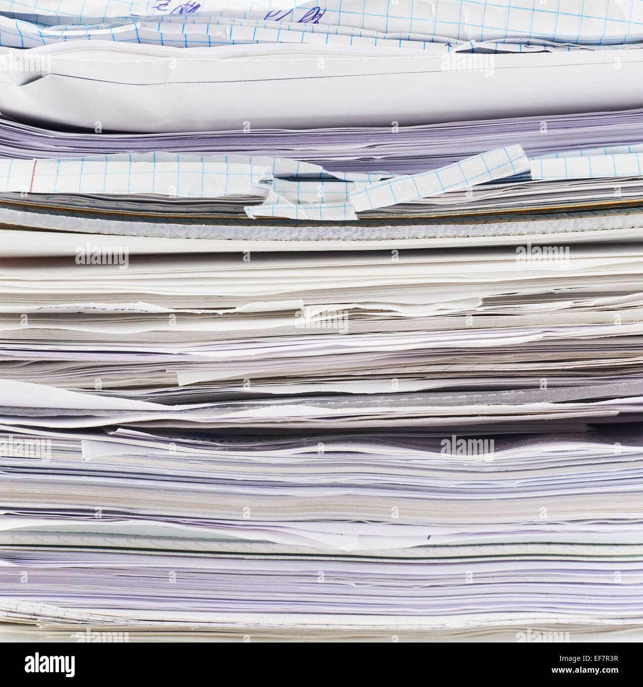 Stack of paper sheets Stock Photo - Alamy