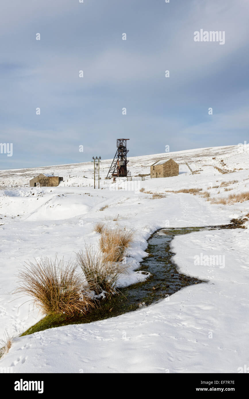 Pithead at Groverake Mine Stock Photo - Alamy